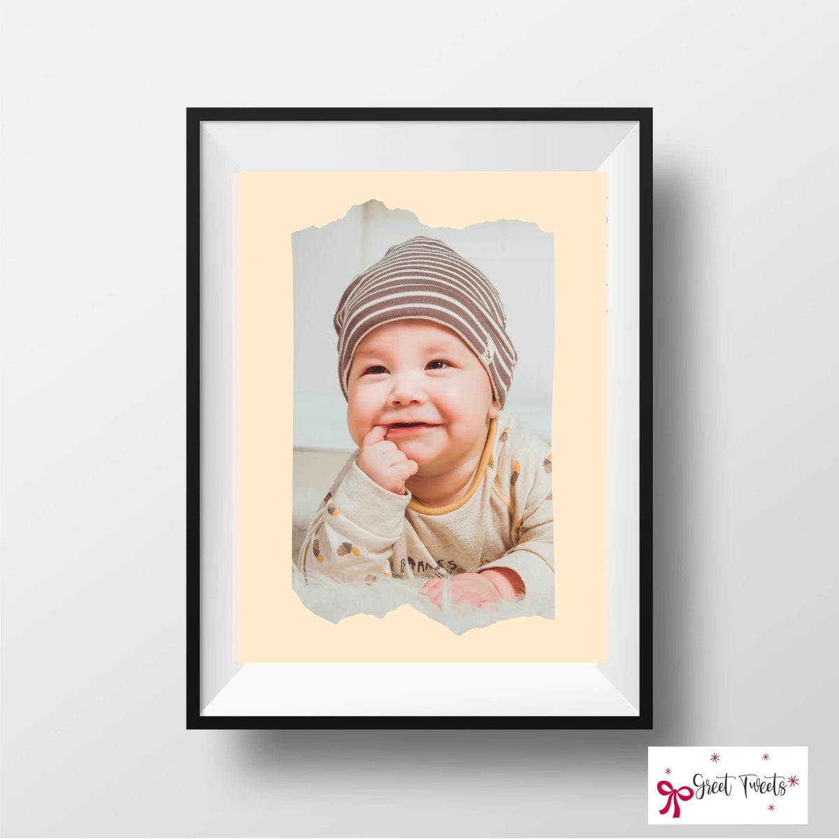 Personalized Photo Print -Cute Baby Frame